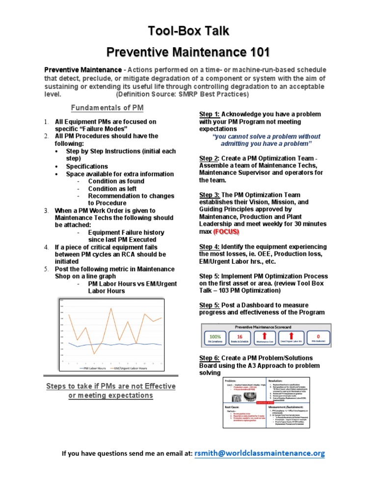 Preventive Maintenance Optimization Guide | PDF | Systems Science ...