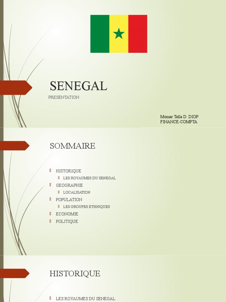 Présentation du Sénégal et ses royaumes | PDF | Sénégal | Afrique de l ...