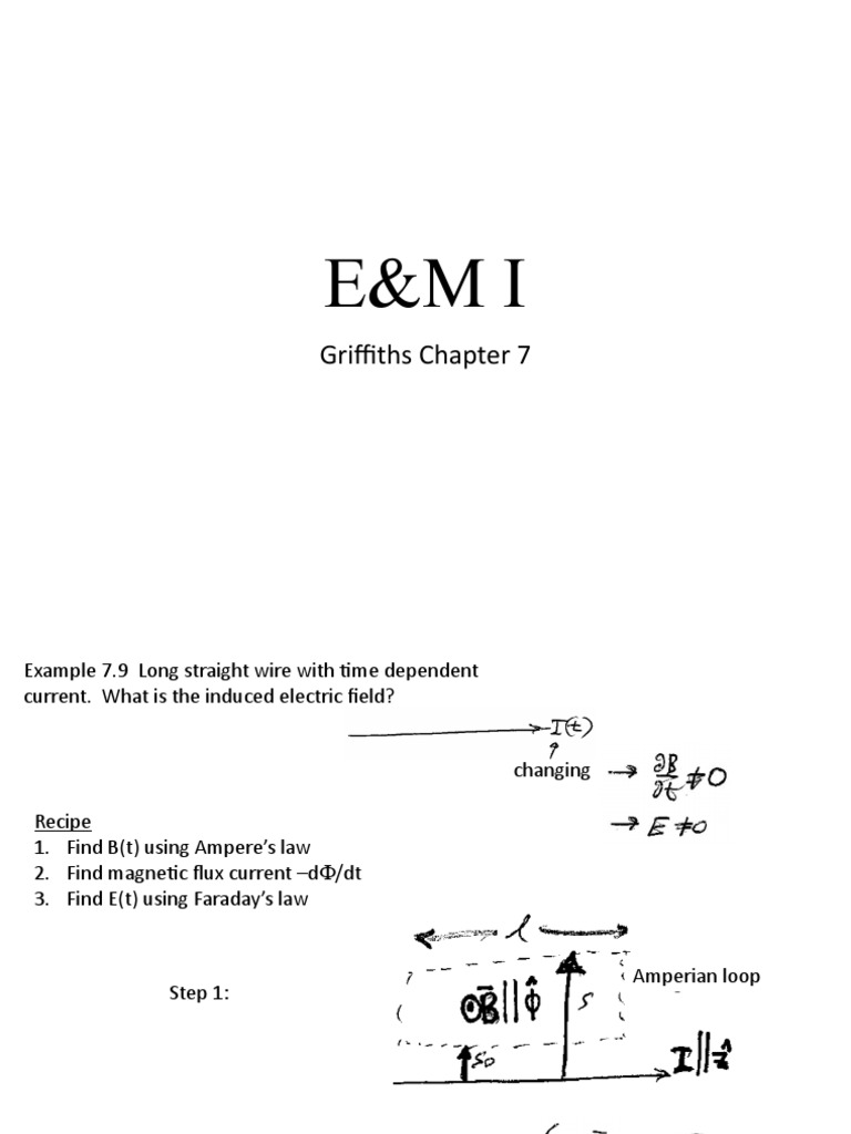 Griffiths Chapter 7 | PDF | Inductor | Maxwell's Equations