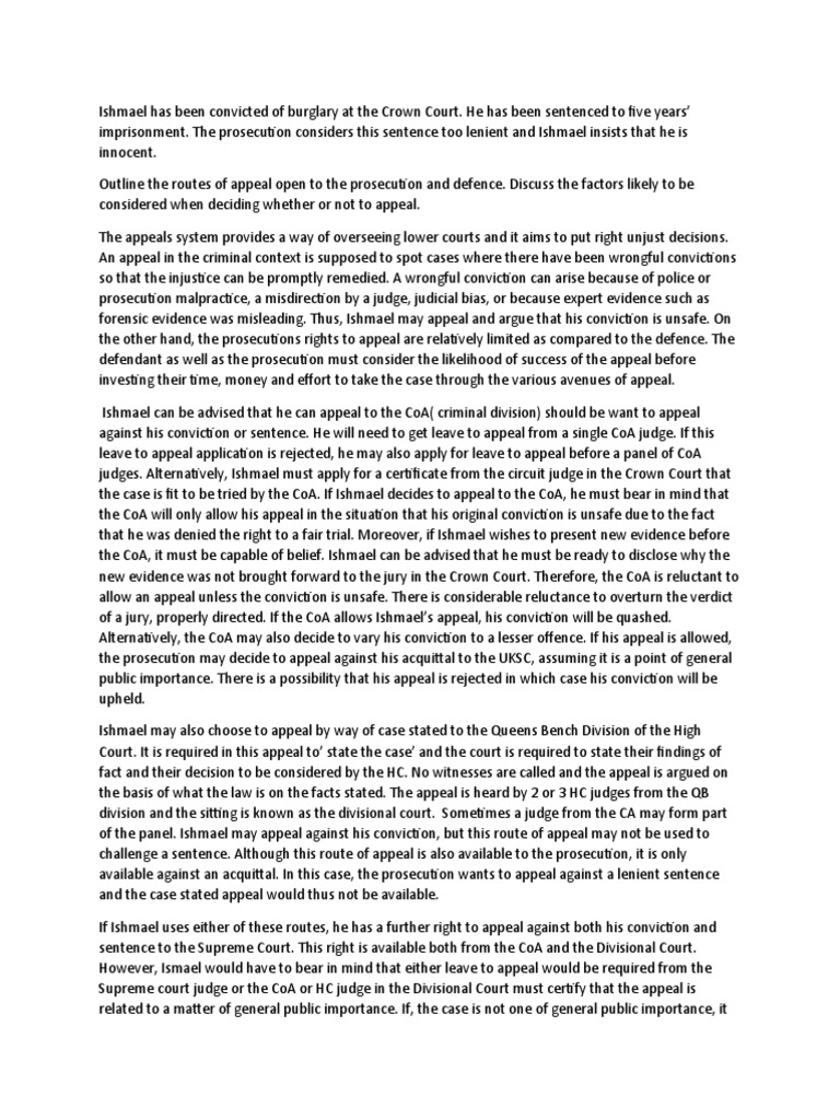 Scenario Based Questions | Download Free PDF | Tribunal | Appeal