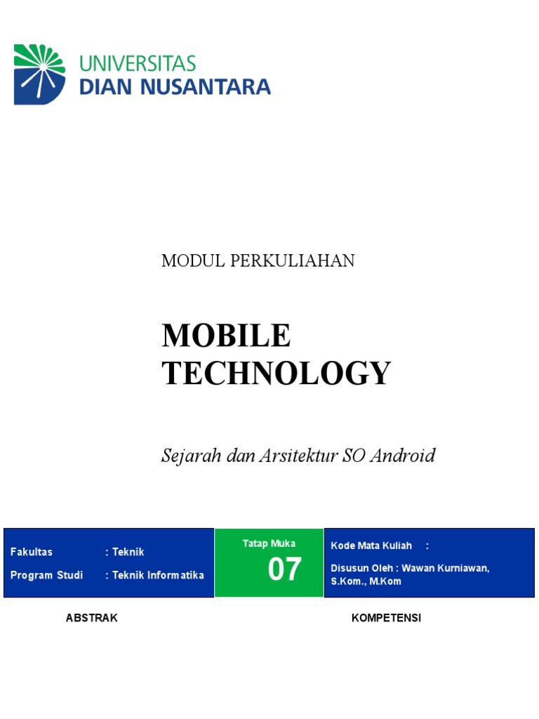 Modul 7 - SO Android | PDF | Komputer