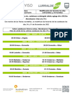 Euskotren Es Castellano Horarios PDF Topo | PDF | Ferrocarril | Vascos