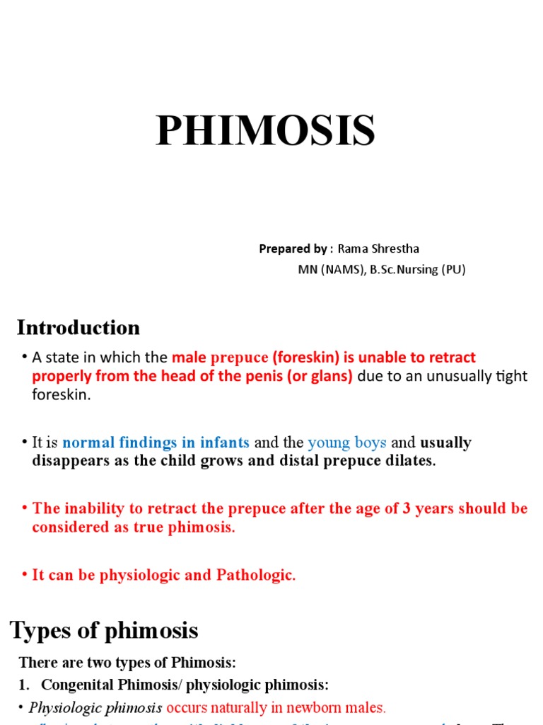 Phimosis | PDF | Testicle | Health Sciences