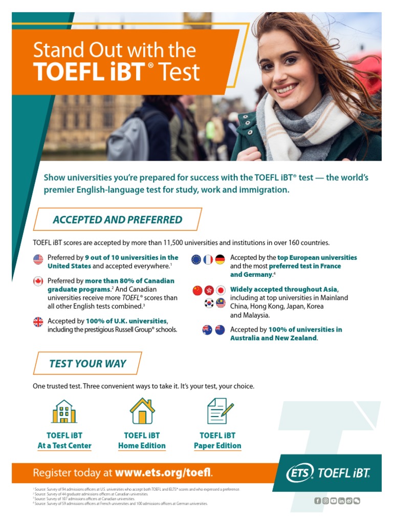 toefl-ibt-student-flyer | PDF | Test Of English As A Foreign Language ...
