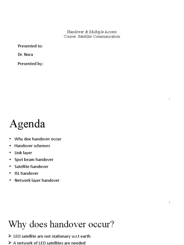 Handover | PDF | Computer Networking | Radio Resource Management