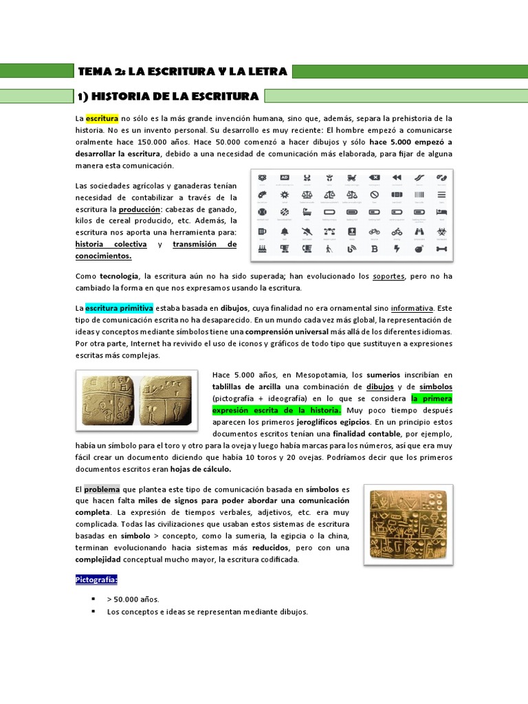 Historia de la Escritura y Tipografía | PDF | Tipografía | Diseño de página