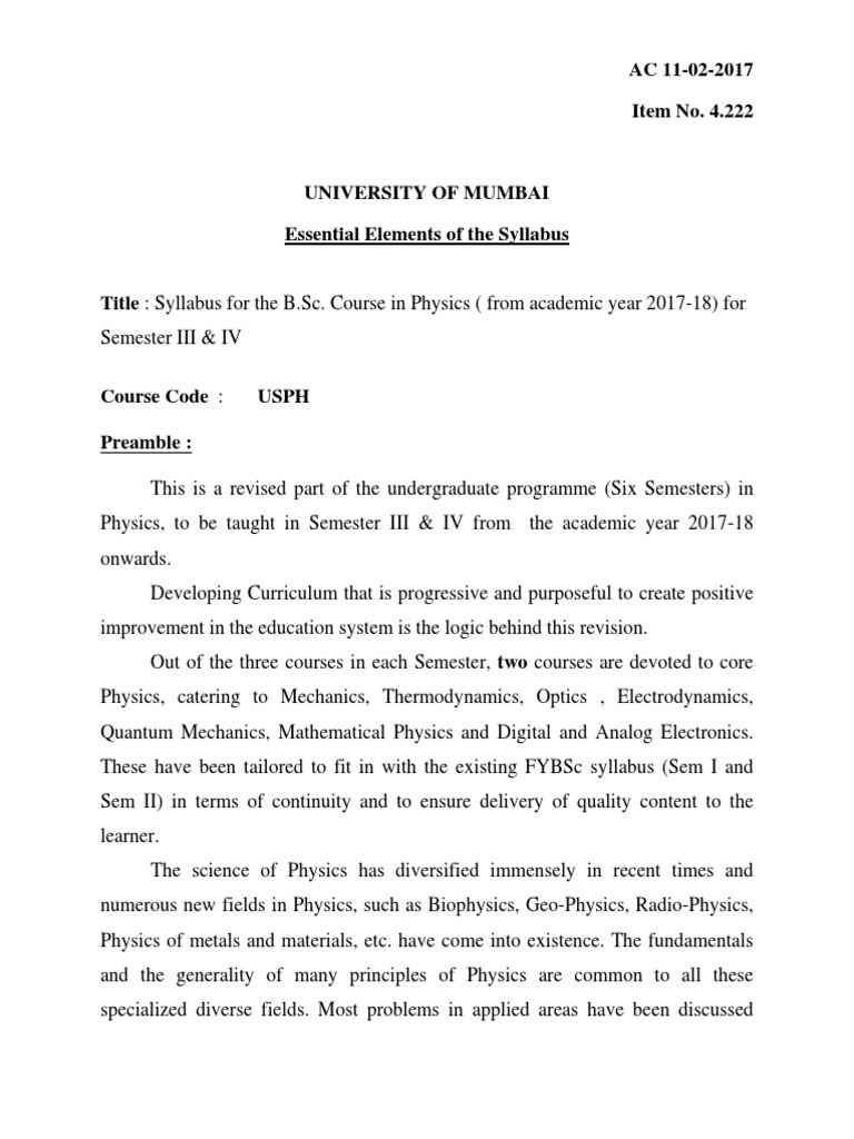 4.222 S.y.b.sc - Physics Sem III IV | PDF | Entropy | Plate Tectonics