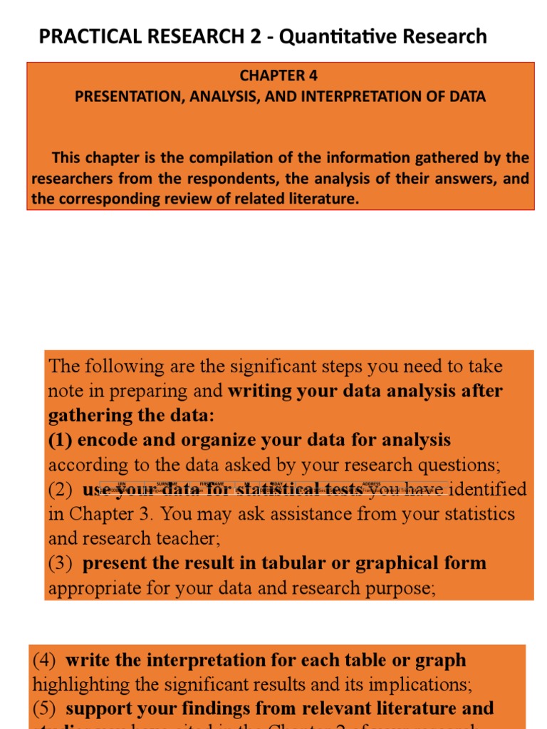PR2 - Chapter 4-5 | PDF | Data | Statistics