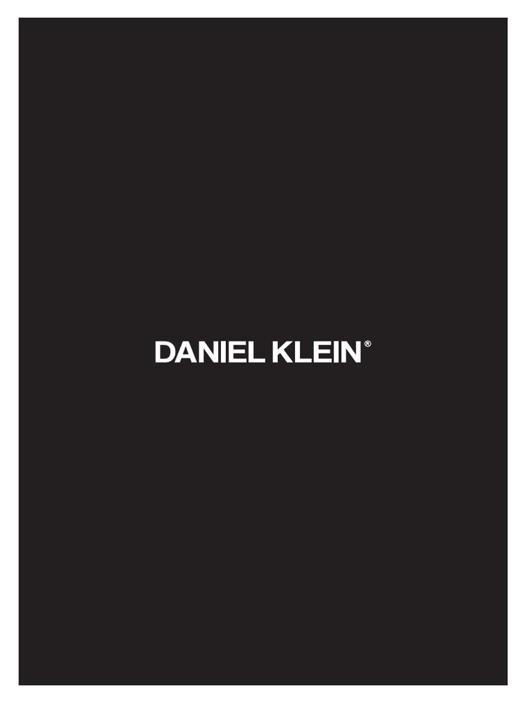 Daniel Klein: Fashion for Everyone | PDF | Brand