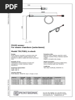 Pentronic Temperature Sensors Brochure | PDF | Thermocouple | Resistor