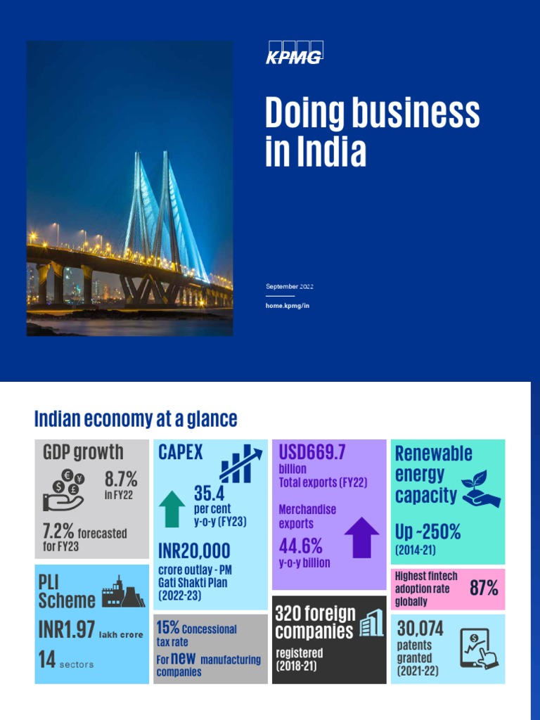 Doing Business in India | PDF | Economic Growth | Economy Of India