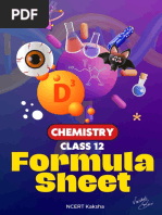 NCERT Kaksha Formula Sheets Physics Class 12th | PDF