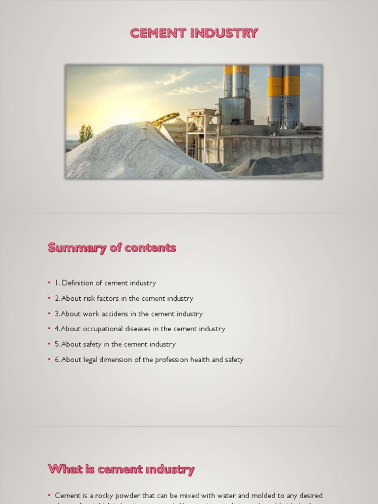 Cement Industry | PDF | Cement | Concrete