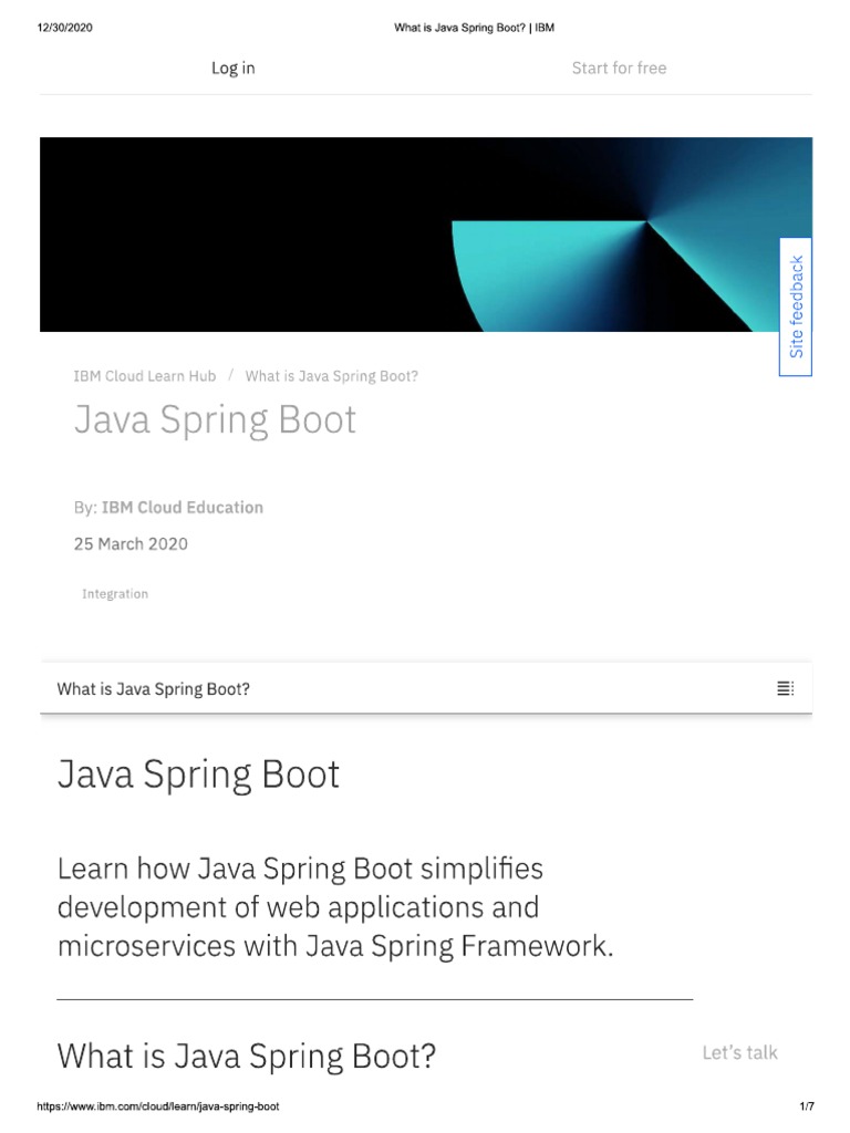Spring Boot Intro | PDF