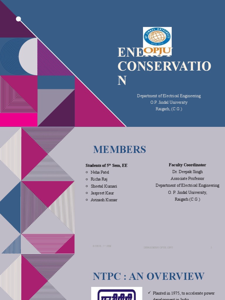 Energy Conservation Ppt-3 | PDF | Natural Environment | Electric Power