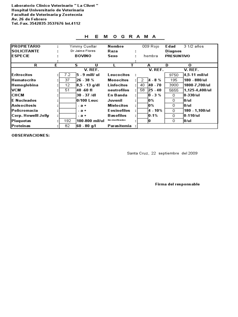 Hemogram A | PDF | Leucocito | Células
