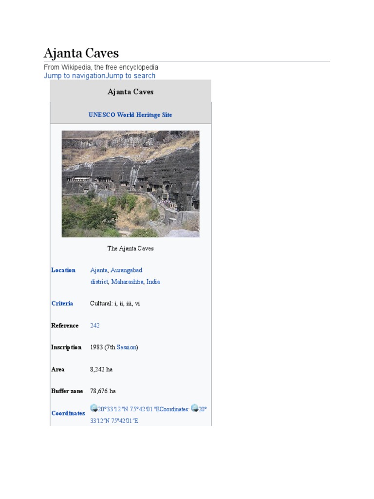 Ajanta Caves | PDF