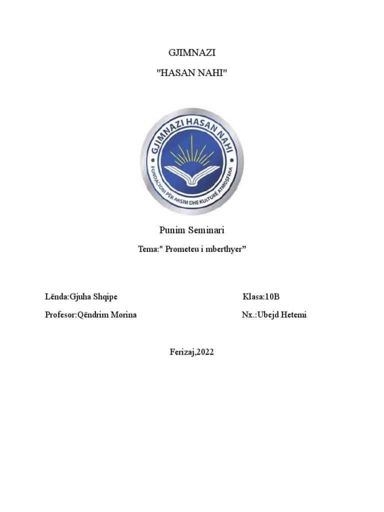 Prometeu I Mberthyer | PDF