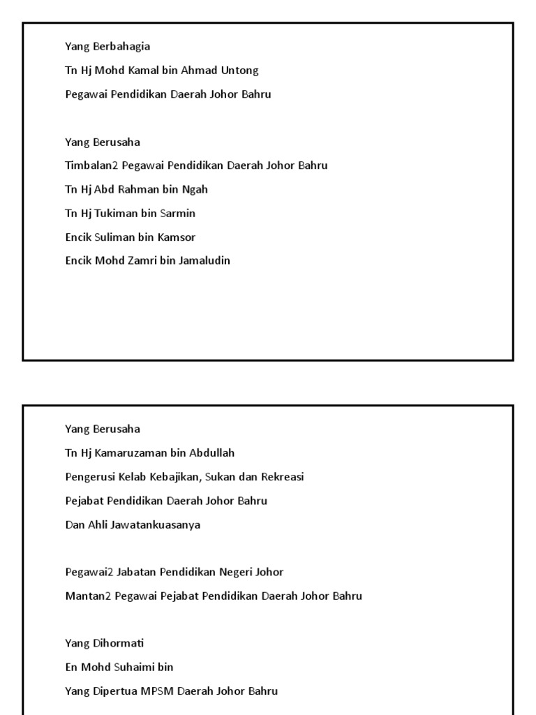 Ucapan Ketik Akhir | PDF