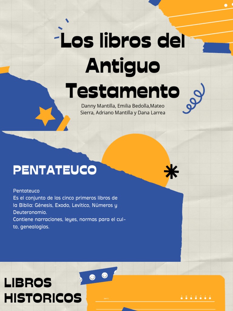 Libros del Antiguo Testamento | PDF