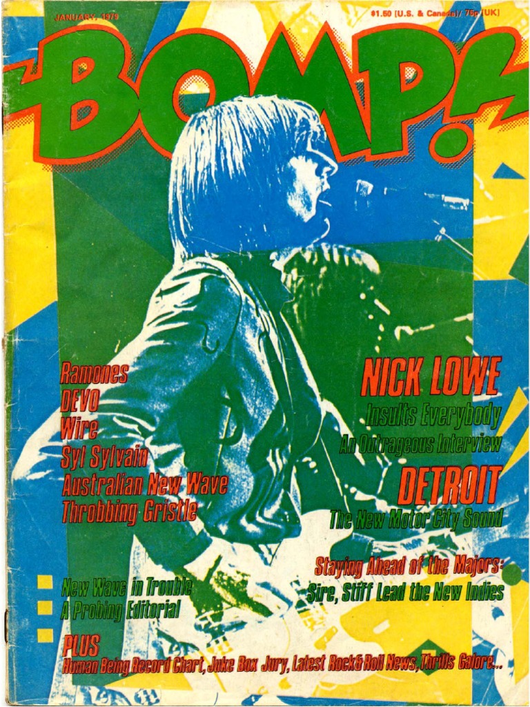 Bomp - 1979 - Issue #20 January 1979 - Complete | PDF