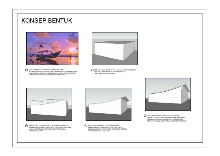 IDE DAN PROSES PERANCANGAN BENTUK BANGUNAN CONVENTION CENTER BERTEMA ...