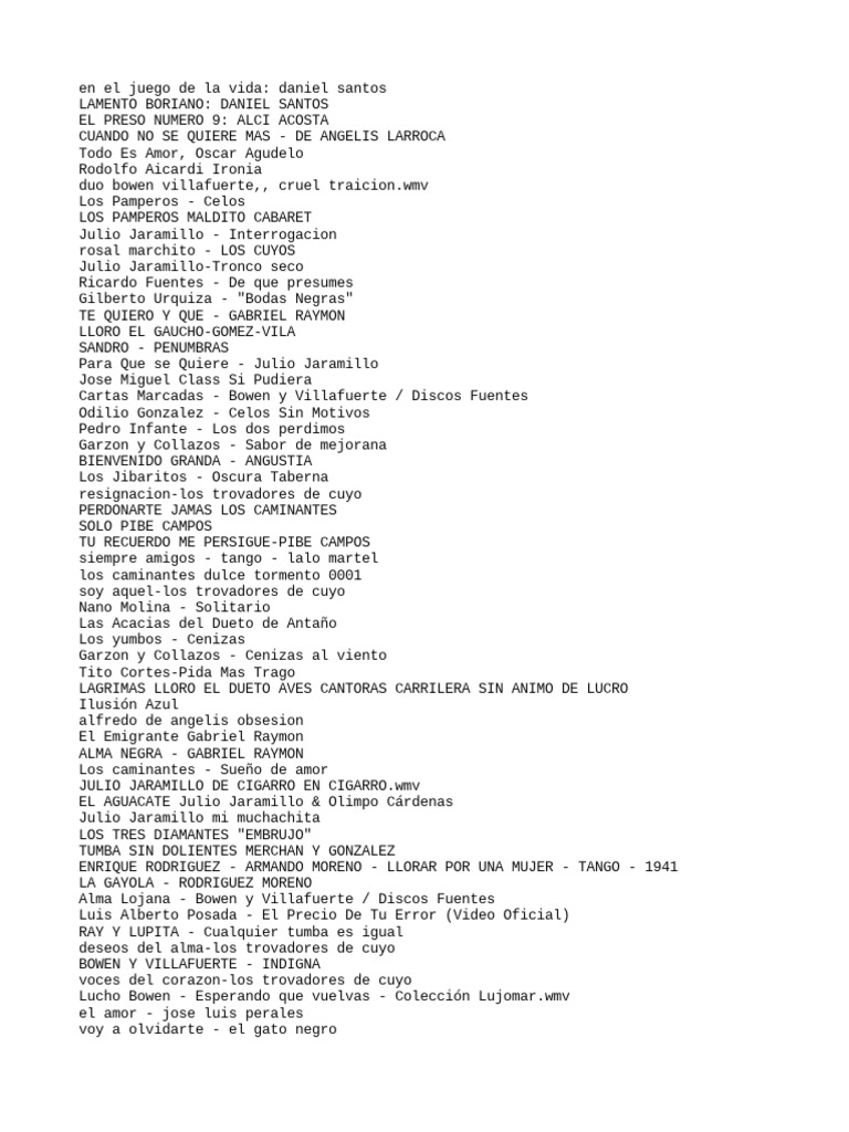 Musica Albeiro | PDF