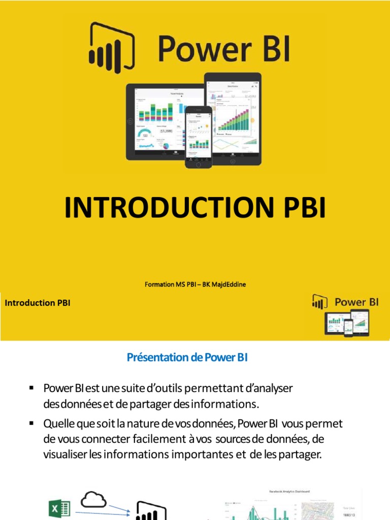 Introduction To PBI | PDF | Informatique | Logiciel