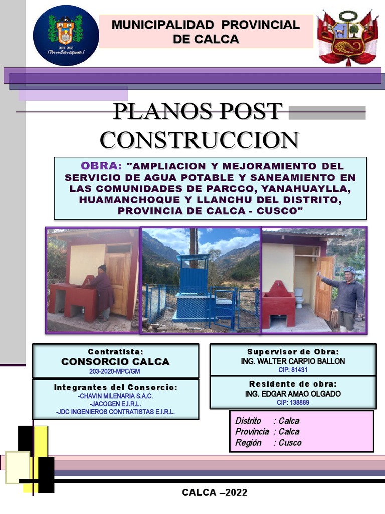 Caratura Planos Post Construccion | PDF