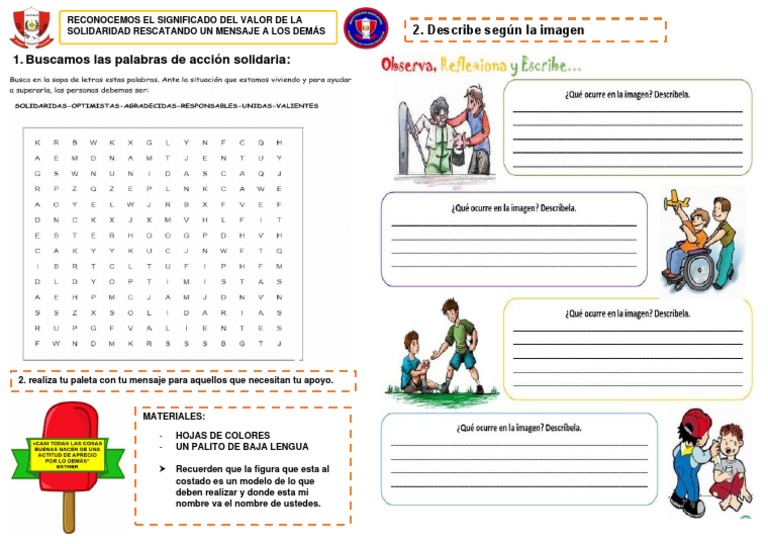 Ficha 32 Valor de La Solidaridad | PDF