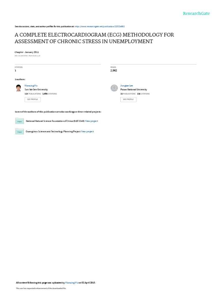 A Complete Electrocardiogram Ecg Methodology For A | PDF | Computer ...