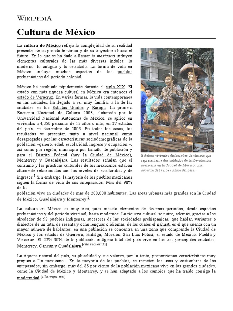 Cultura de México | PDF | Ópera | México