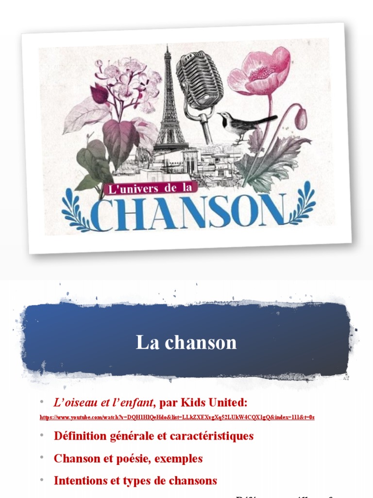 Caractéristiques et types de chansons | PDF | Chansons | Linguistique