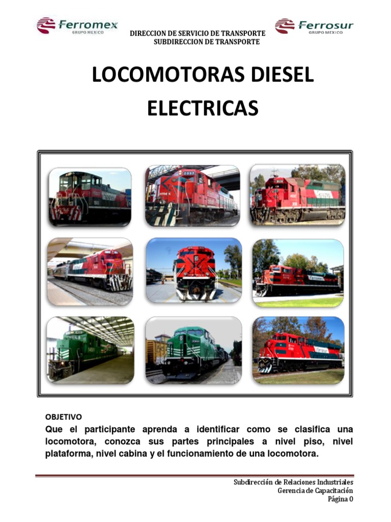 Locomotora Secc 1 | PDF | Locomotoras | Corriente eléctrica