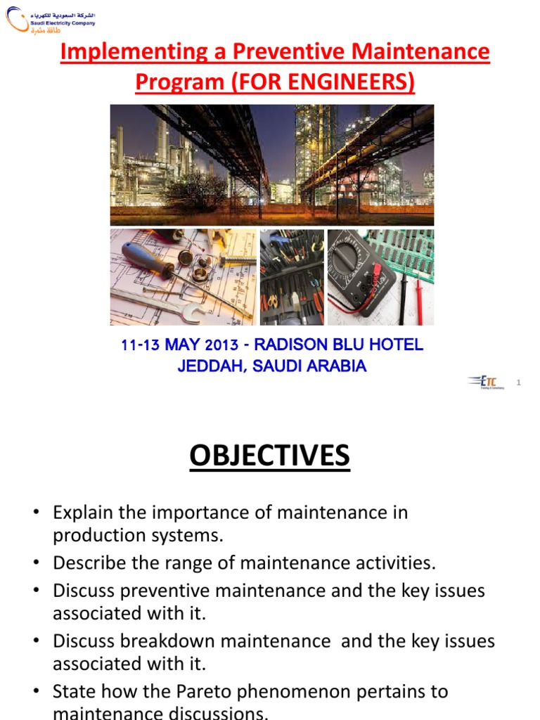 Preventive maintenance case study 1 | PDF | Reliability Engineering | Systems Engineering