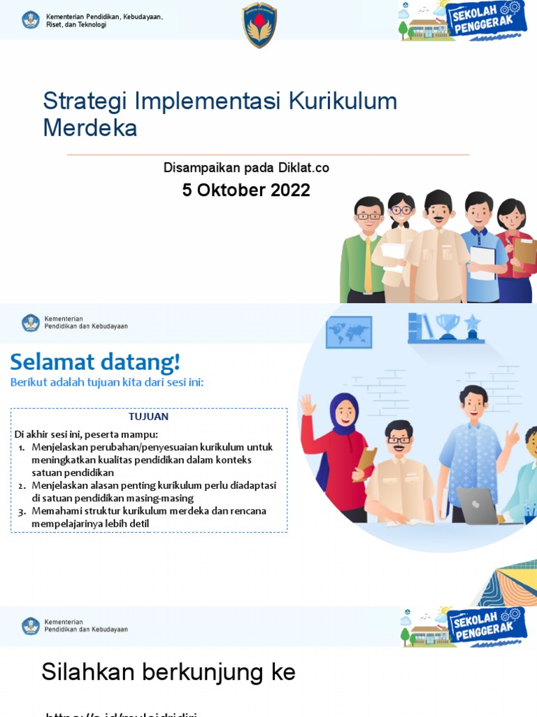 Materi 3 - Strategi Implementasi Kurikulum Merdeka | PDF