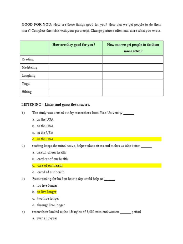 CLC Task 13 Nur Lailatul F | PDF | Leisure | Reading Comprehension