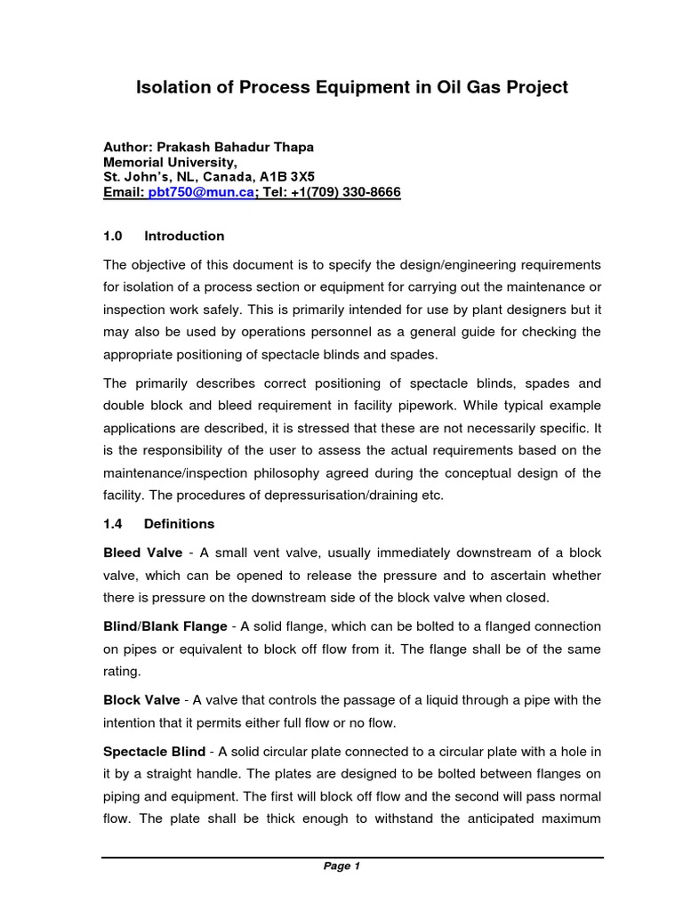 Isolation Philosophy | PDF | Valve | Pipe (Fluid Conveyance)