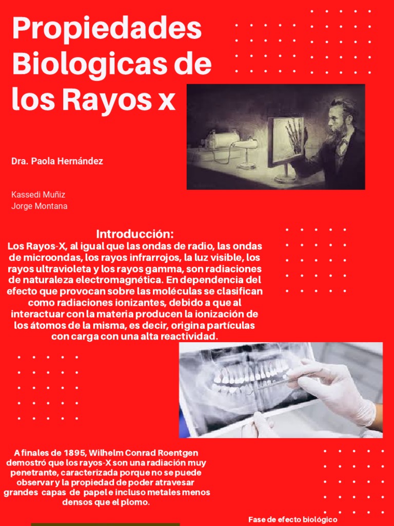 Propiedades Biologicas de Los Rayos X | PDF | Radiación ionizante | Rayo X