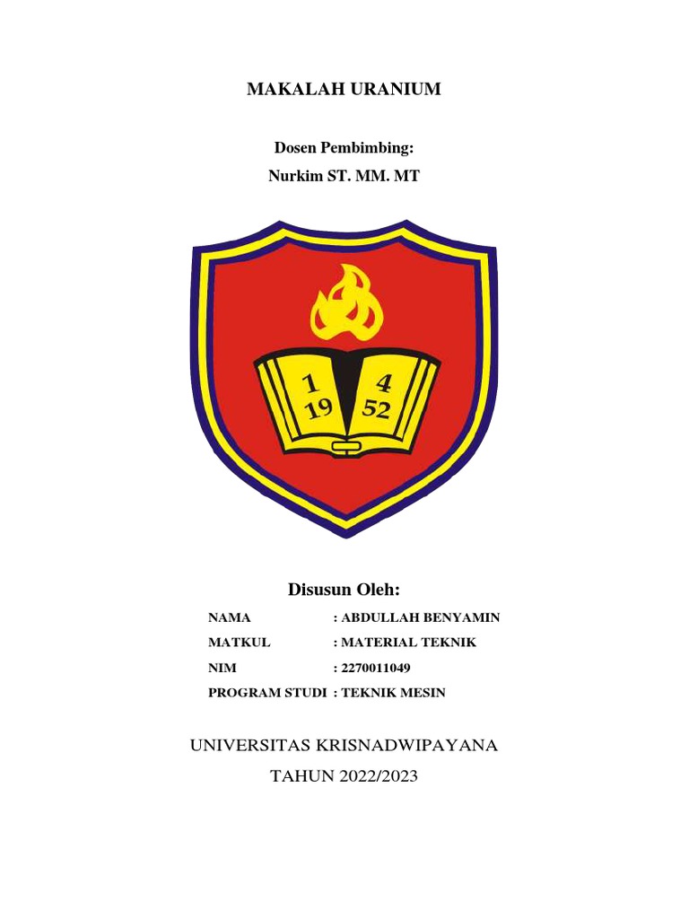 Makalah URANIUM | PDF