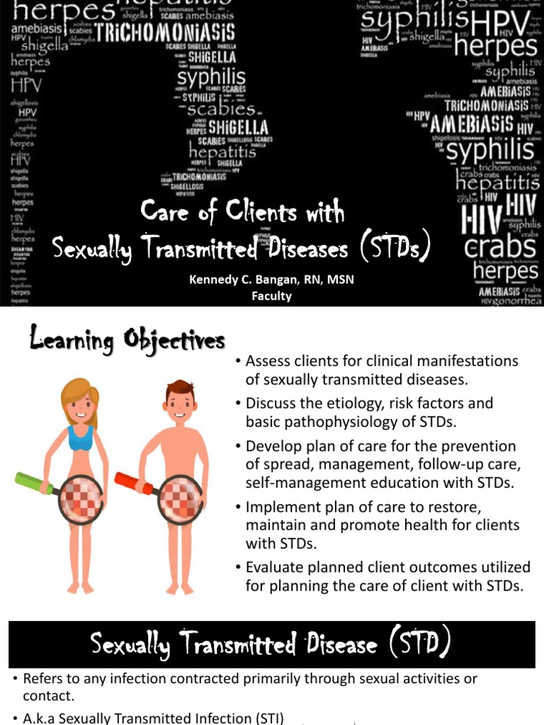 Care of Clients With STDs | PDF | Sexually Transmitted Infection | Diseases And Disorders
