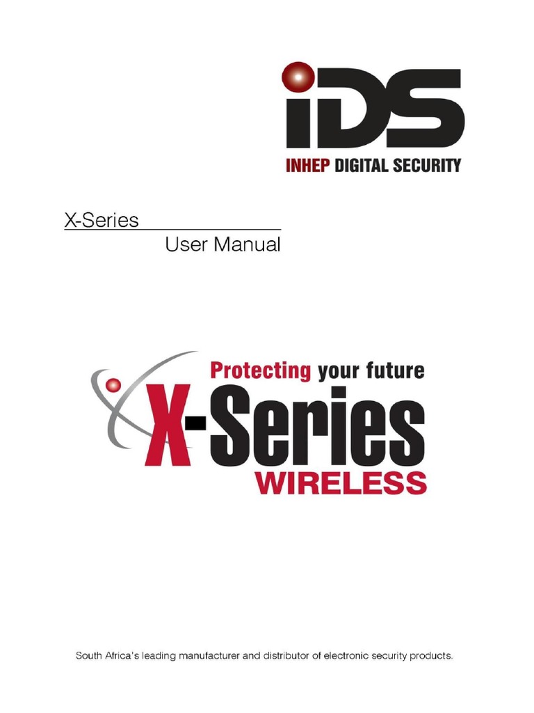 IDS X-Series User Manual 700-398-01G | PDF | Security Alarm | Computing