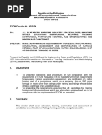 MARINA CoC and CoP Requirements Update | PDF | Shipping