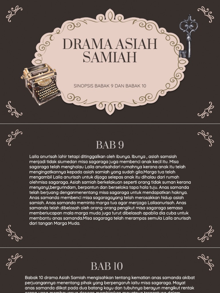 Drama Asiah Samiah Babak 9 Dan Babak 10 | PDF