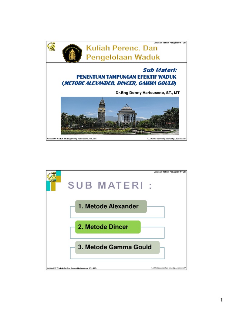 Metode Alex-Dincer-Gamma Gould Dan Simulasi (P. Donny) | PDF