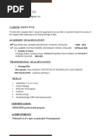 Shruti Resume | PDF
