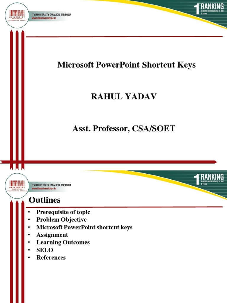 9.microsoft PowerPoint Shortcut Keys | PDF | Keyboard Shortcut ...