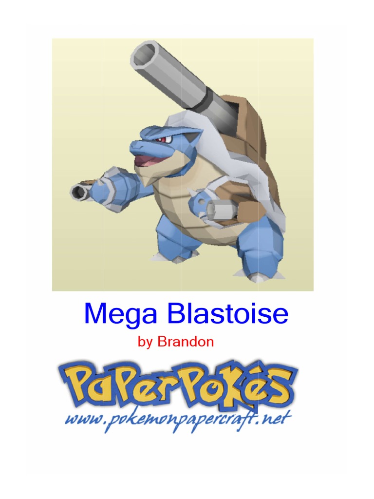 M-Blastoise A4 Lined | PDF