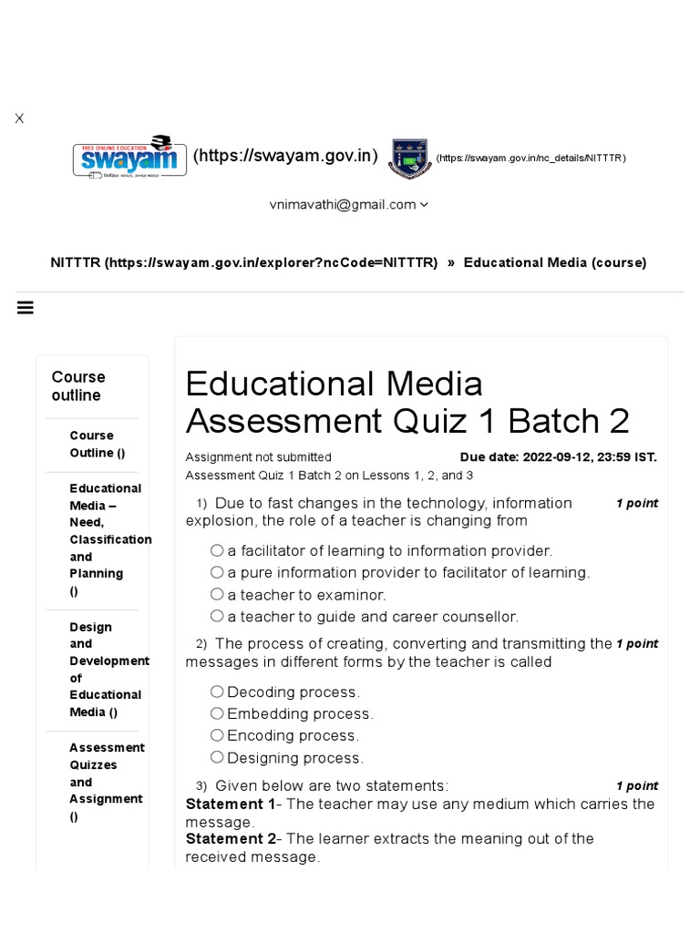 Assignment 1 | PDF | Teaching Method | Learning