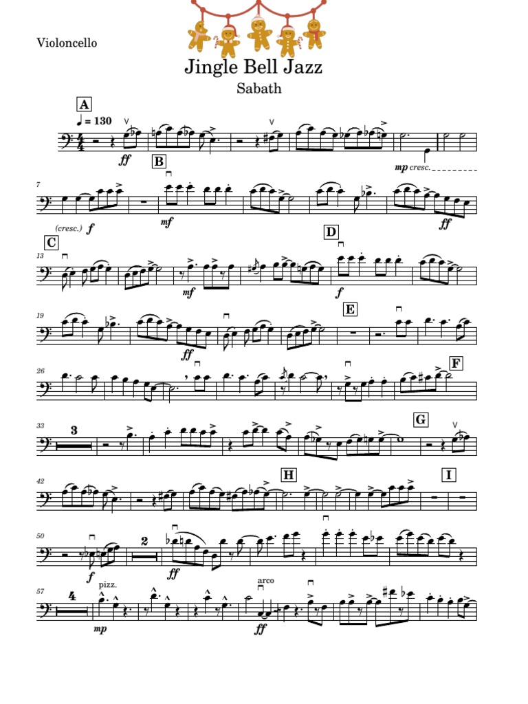 Jingle Bell Jazz: Sabath | PDF